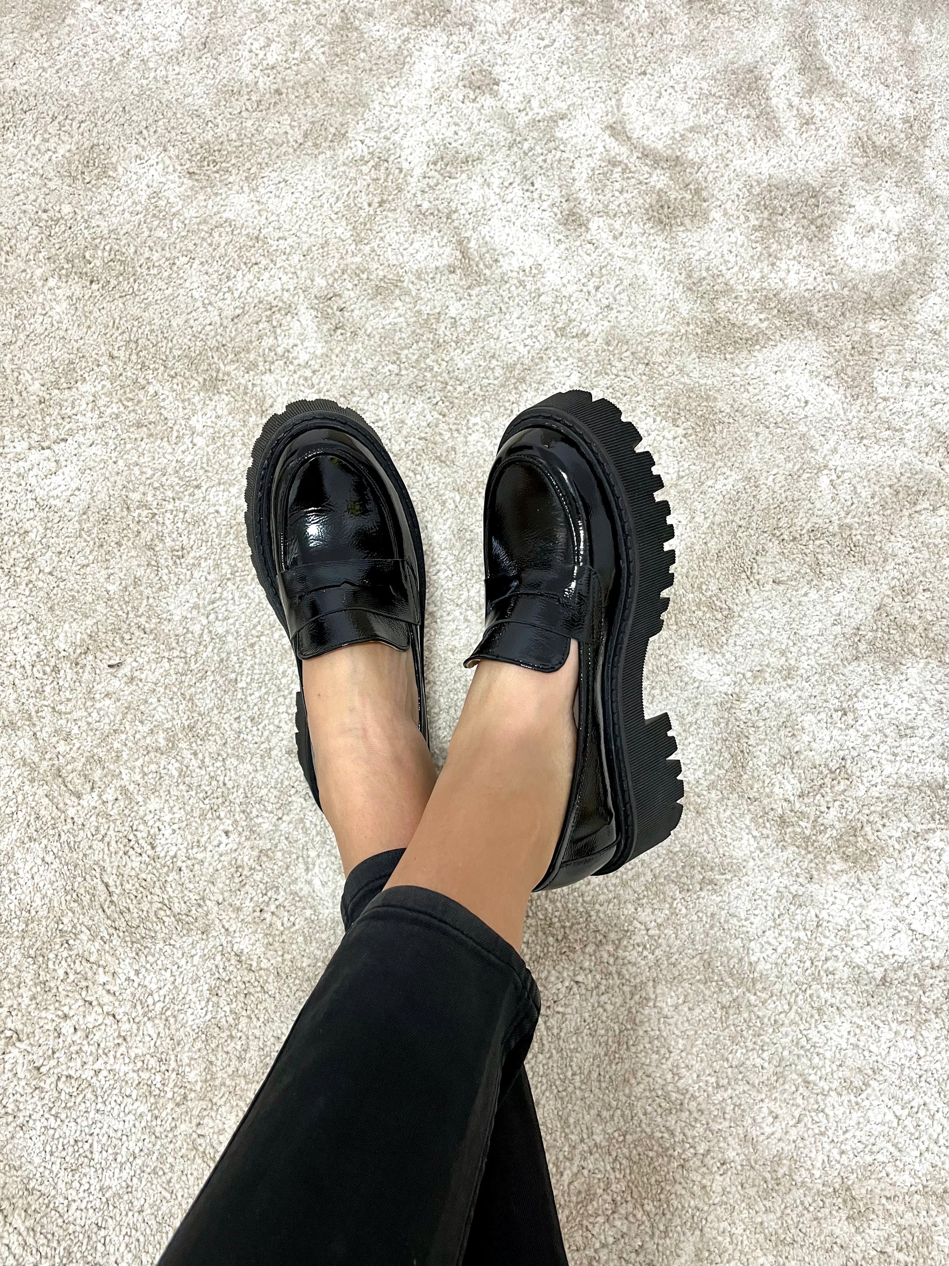 Loafers ROX talpa neagra M74 – Moone Shoes